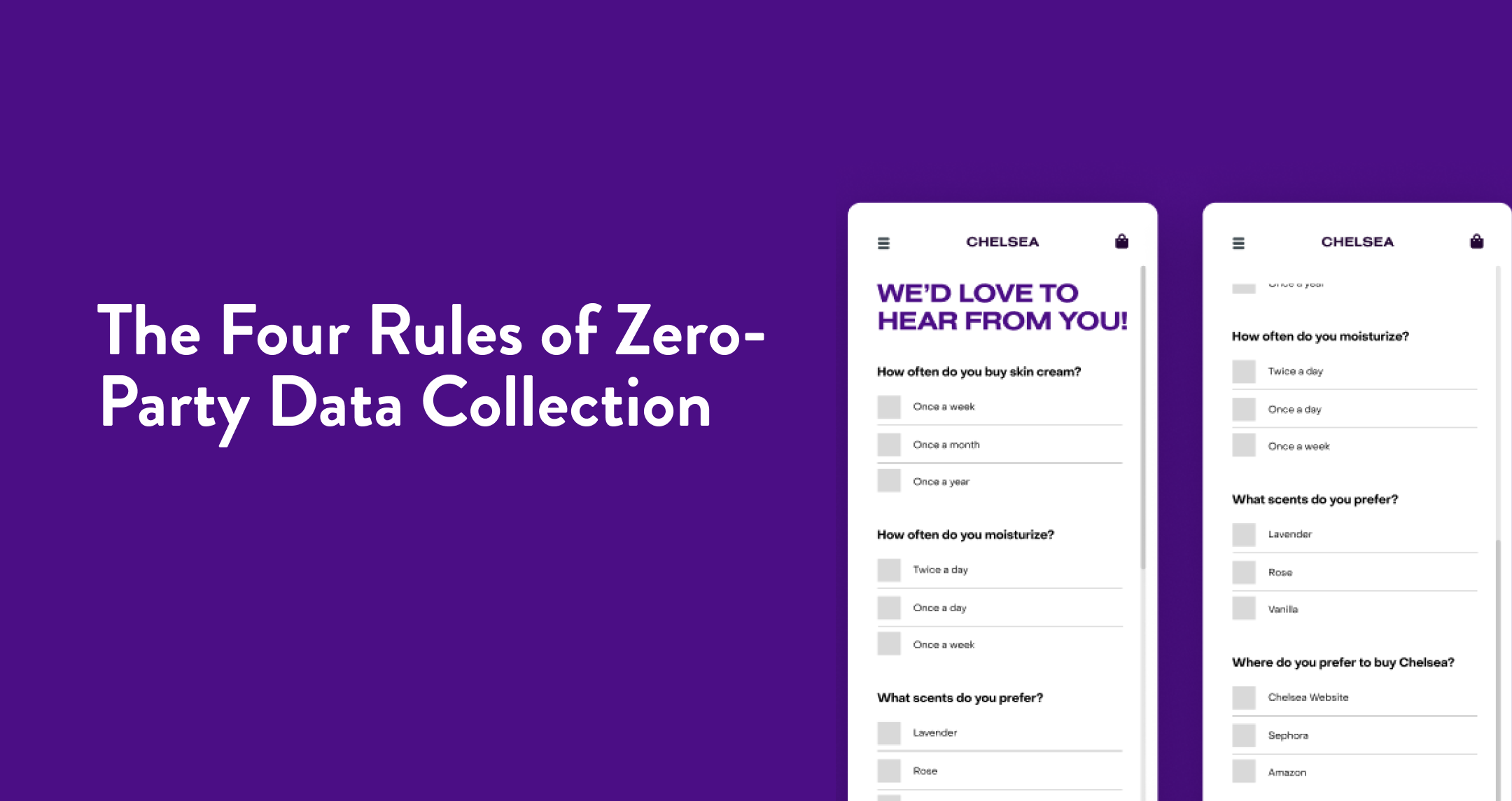 The Four Rules of Zero-Party Data Collection – Wyng