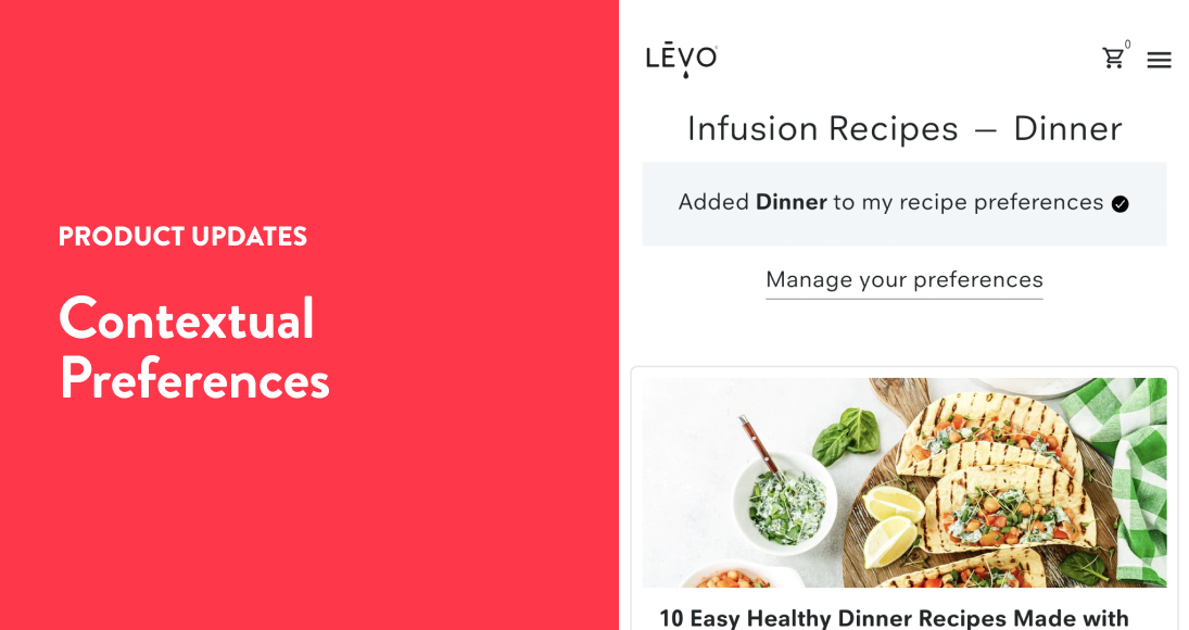 Product Updates: Contextual Preferences – Wyng