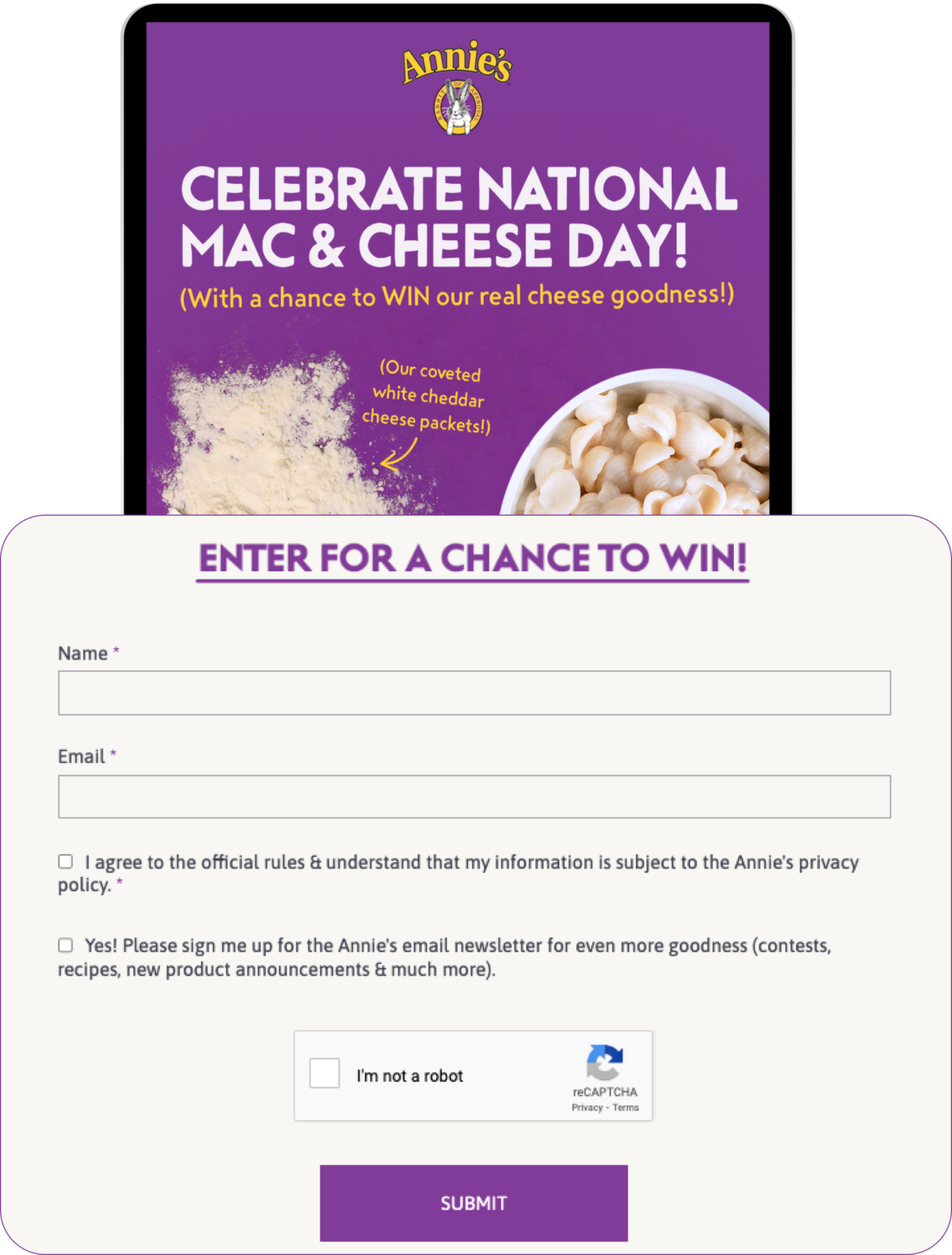 Sweepstakes and Digital Promotions | Wyng